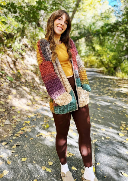 Crochet Kit - The Echoes Cardigan – Lion Brand Yarn