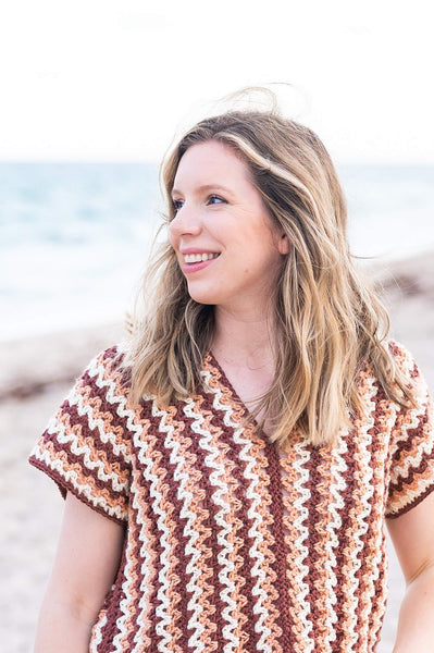 Crochet Kit - Horizon Top – Lion Brand Yarn