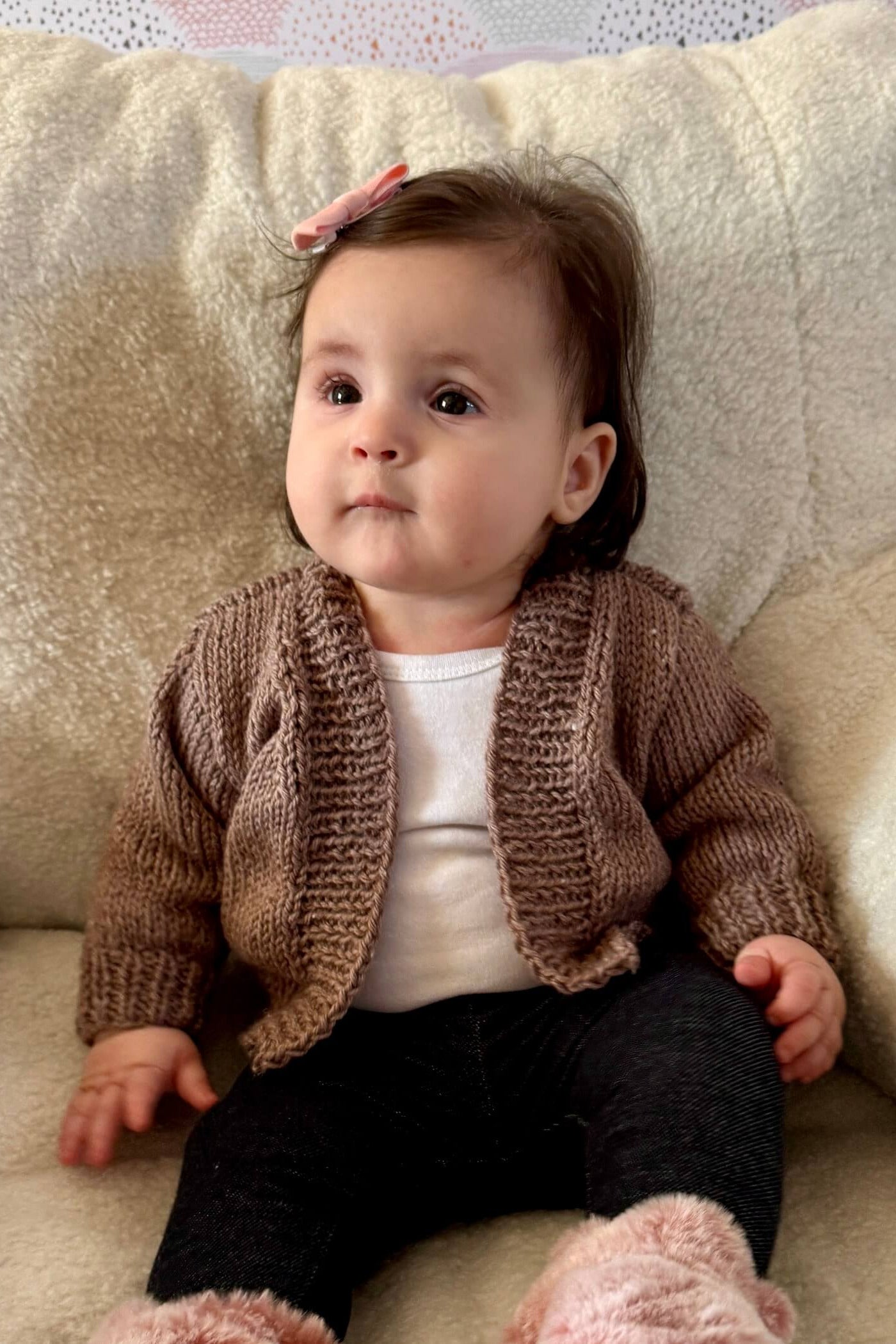 Knit Kit - Amity Baby Cardigan – Lion Brand Yarn