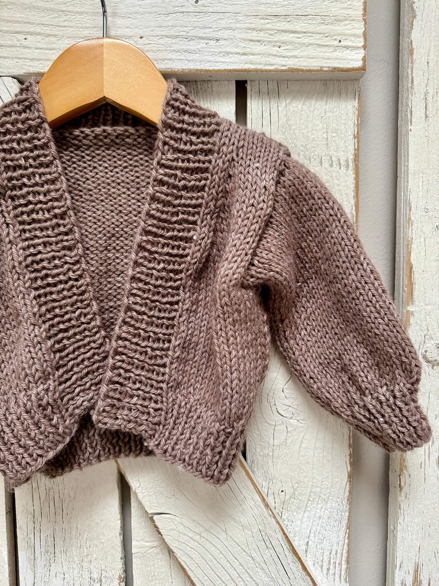 Knit Kit - Amity Baby Cardigan – Lion Brand Yarn