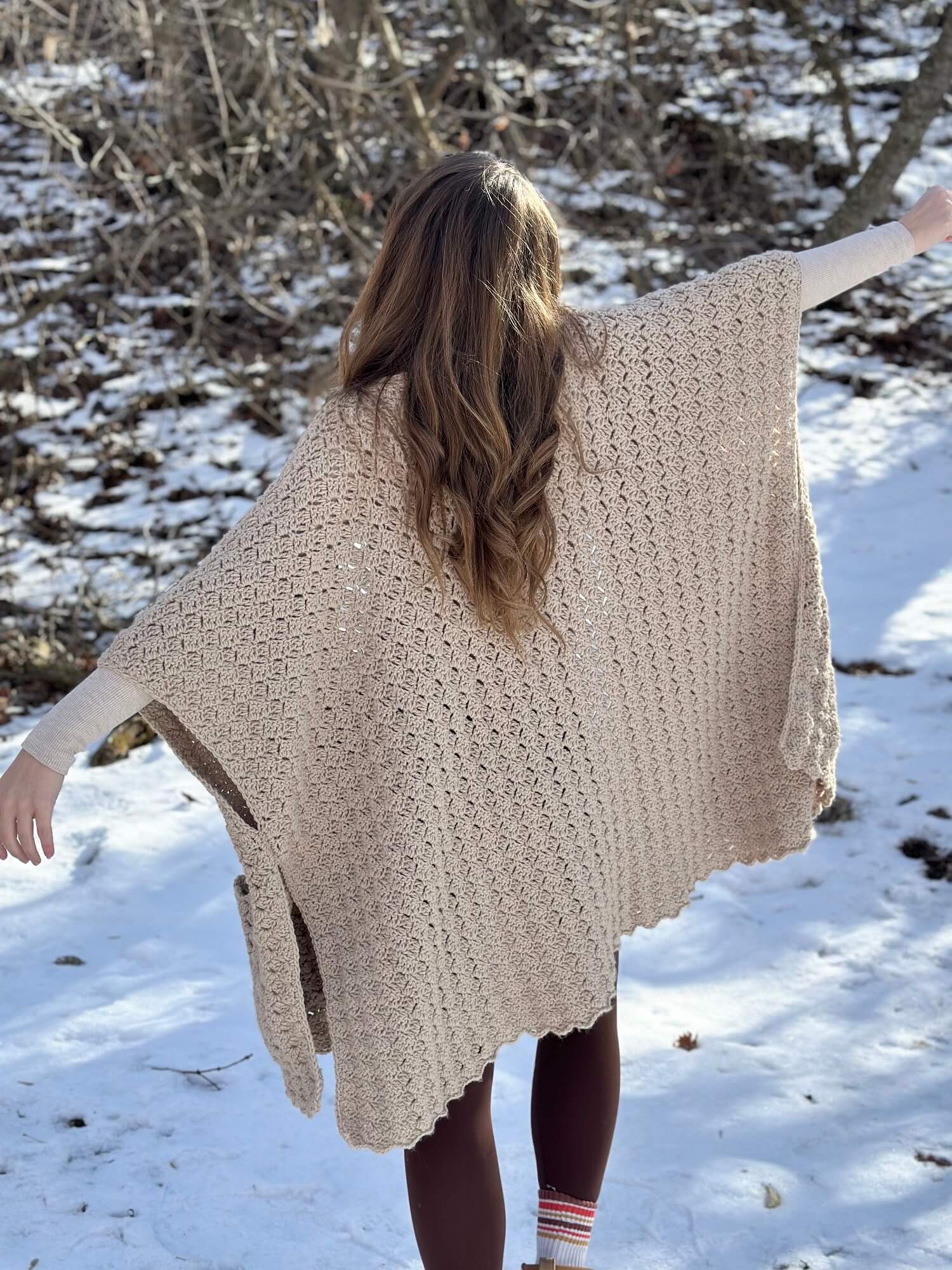 Crochet Kit - Woodlands Blanket Wrap – Lion Brand Yarn