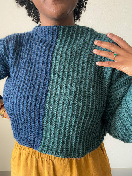 Crochet Kit - Split Stitch Sweater – Lion Brand Yarn