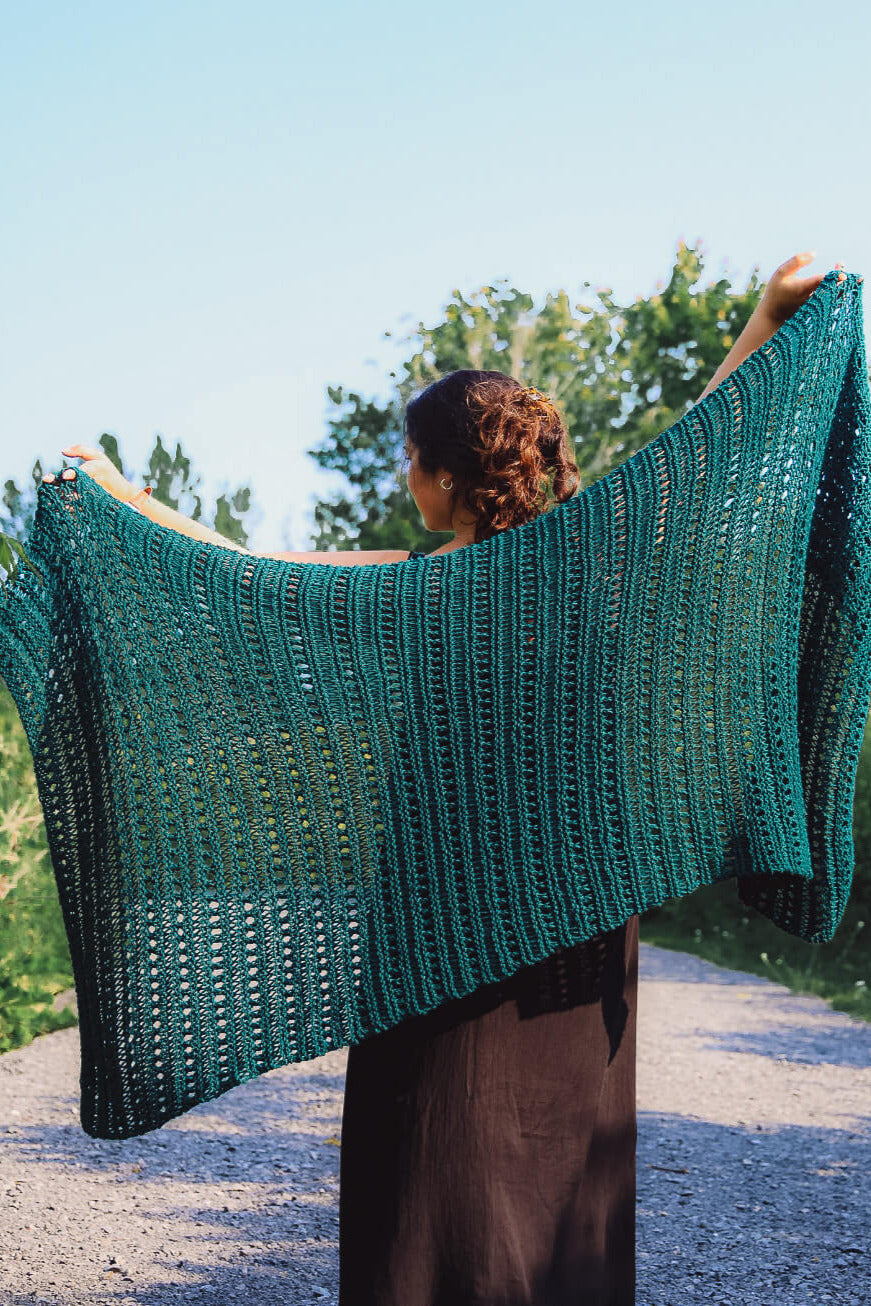 Knit Kit - Evening Glow Wrap – Lion Brand Yarn