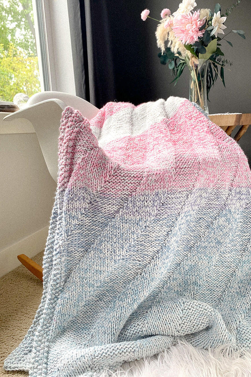 Knit Kit - The Sequence Throw – Lion Brand Yarn