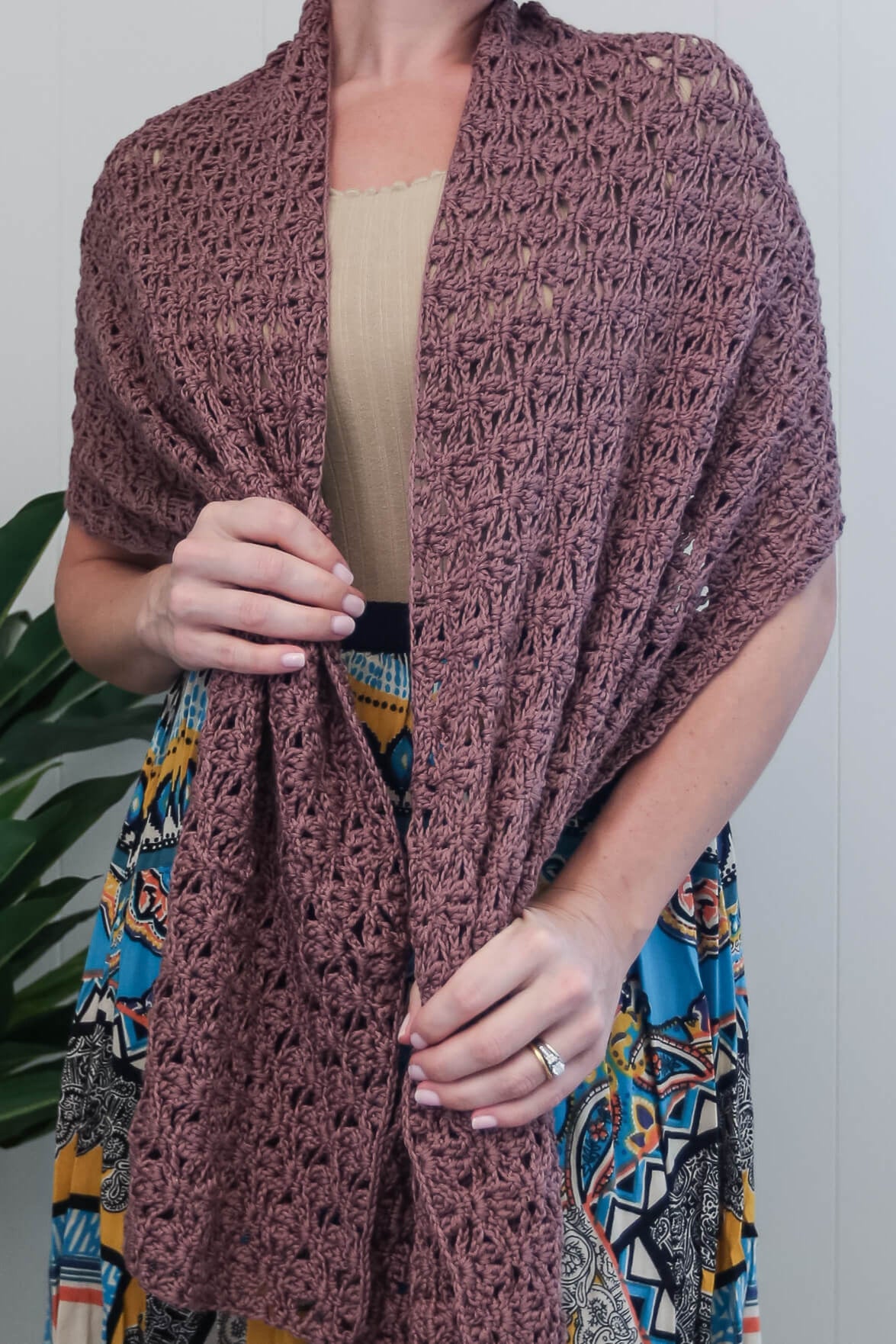 Crochet Kit - Bouquet Wrap – Lion Brand Yarn