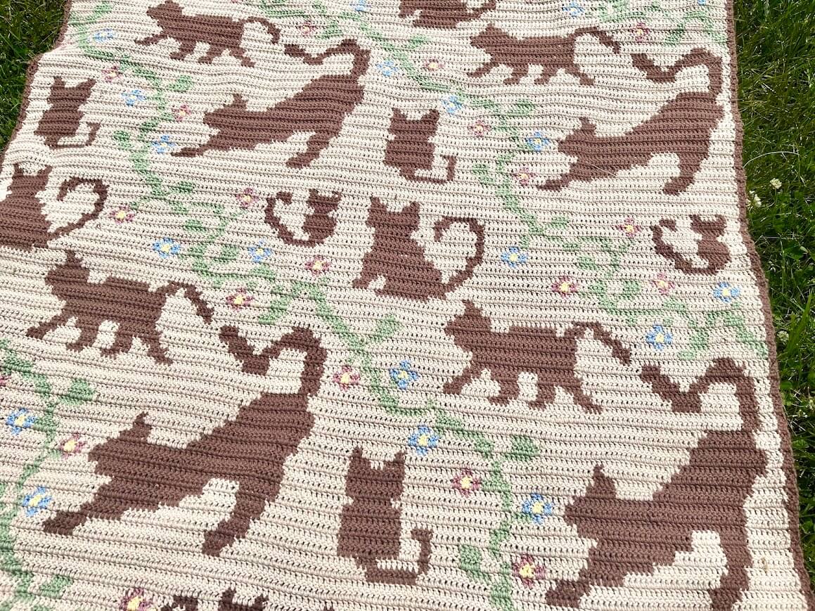 Crochet Kit - Cat Nap Blanket – Lion Brand Yarn