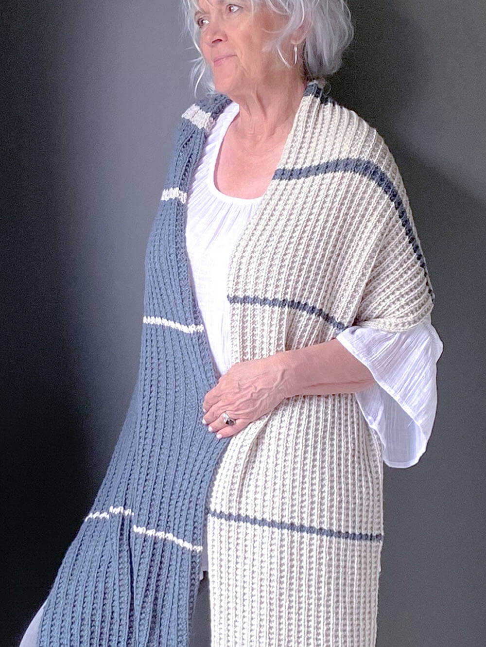 Knit Kit - The Fibonacci Wrap – Lion Brand Yarn