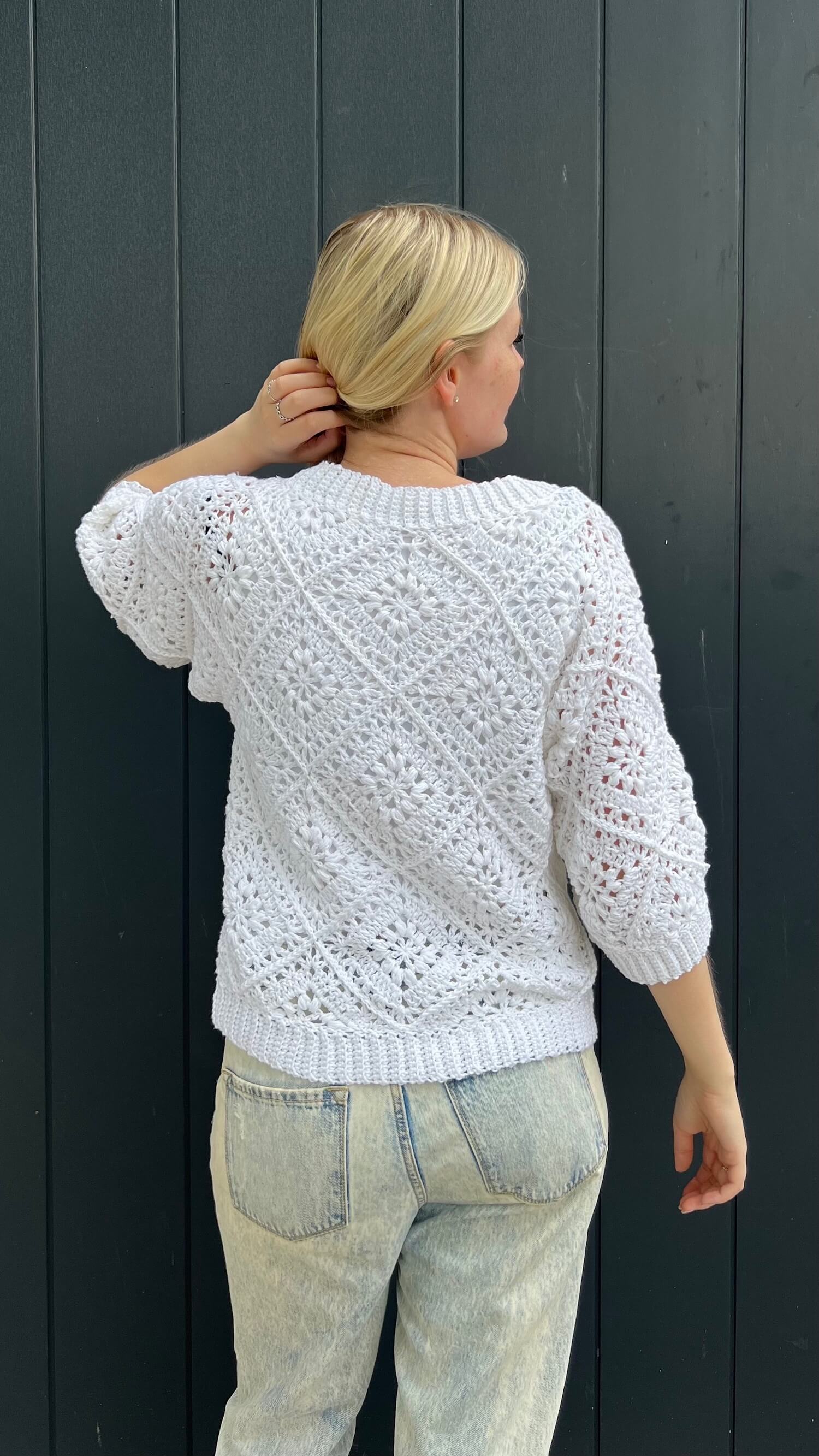 Crochet Kit - Tulip Square Summer Sweater – Lion Brand Yarn