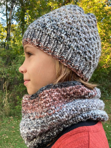Knit Kit - Aria Hat and Cowl – Lion Brand Yarn