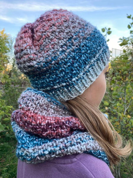 Knit Kit - Aria Hat and Cowl – Lion Brand Yarn