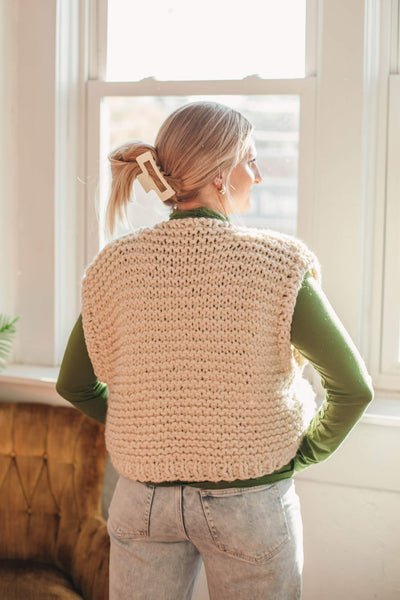 Knit Kit - Oversized Boxy Vest – Lion Brand Yarn