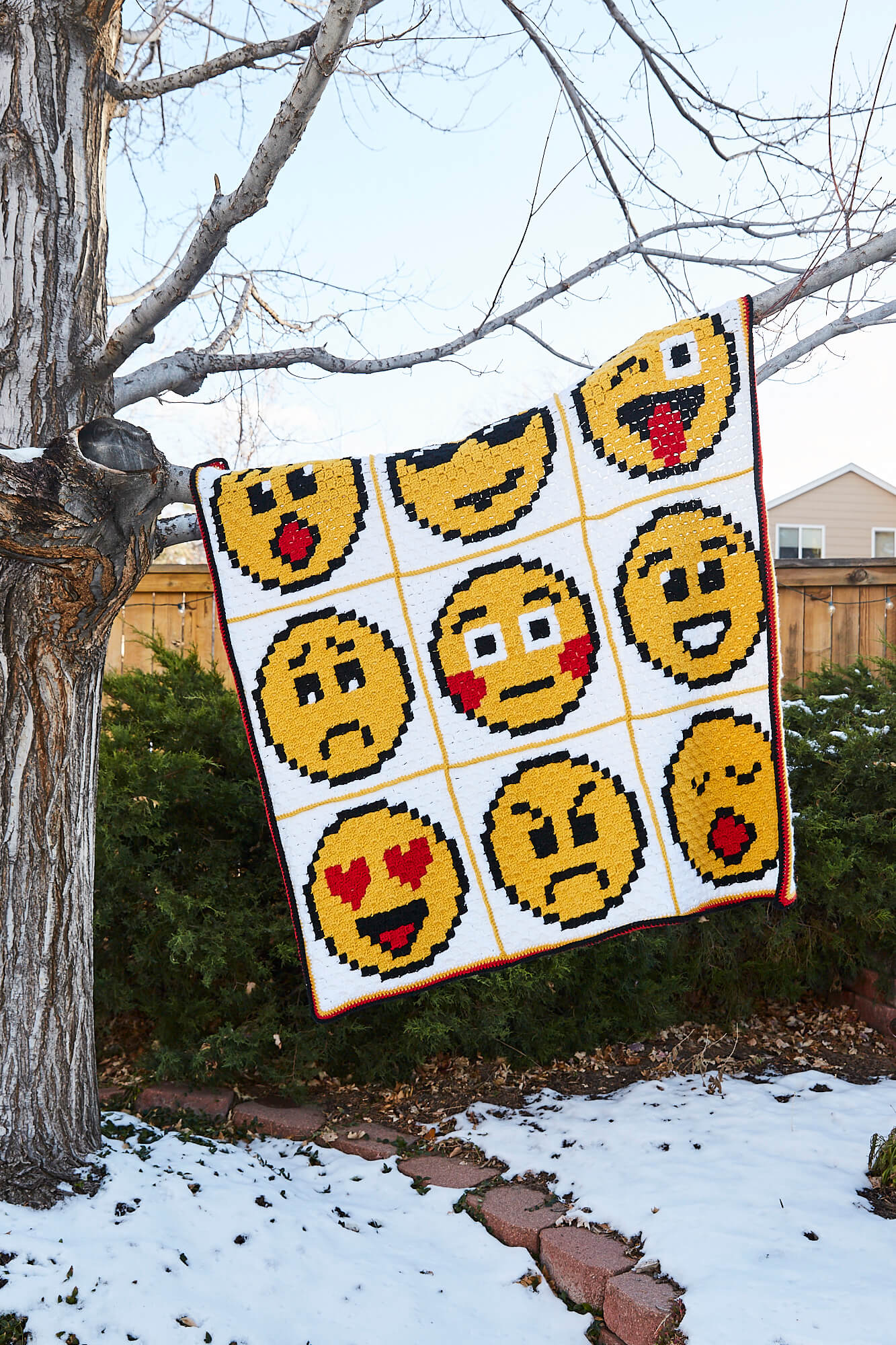 Crochet Kit - Emoji Emotions Afghan – Lion Brand Yarn