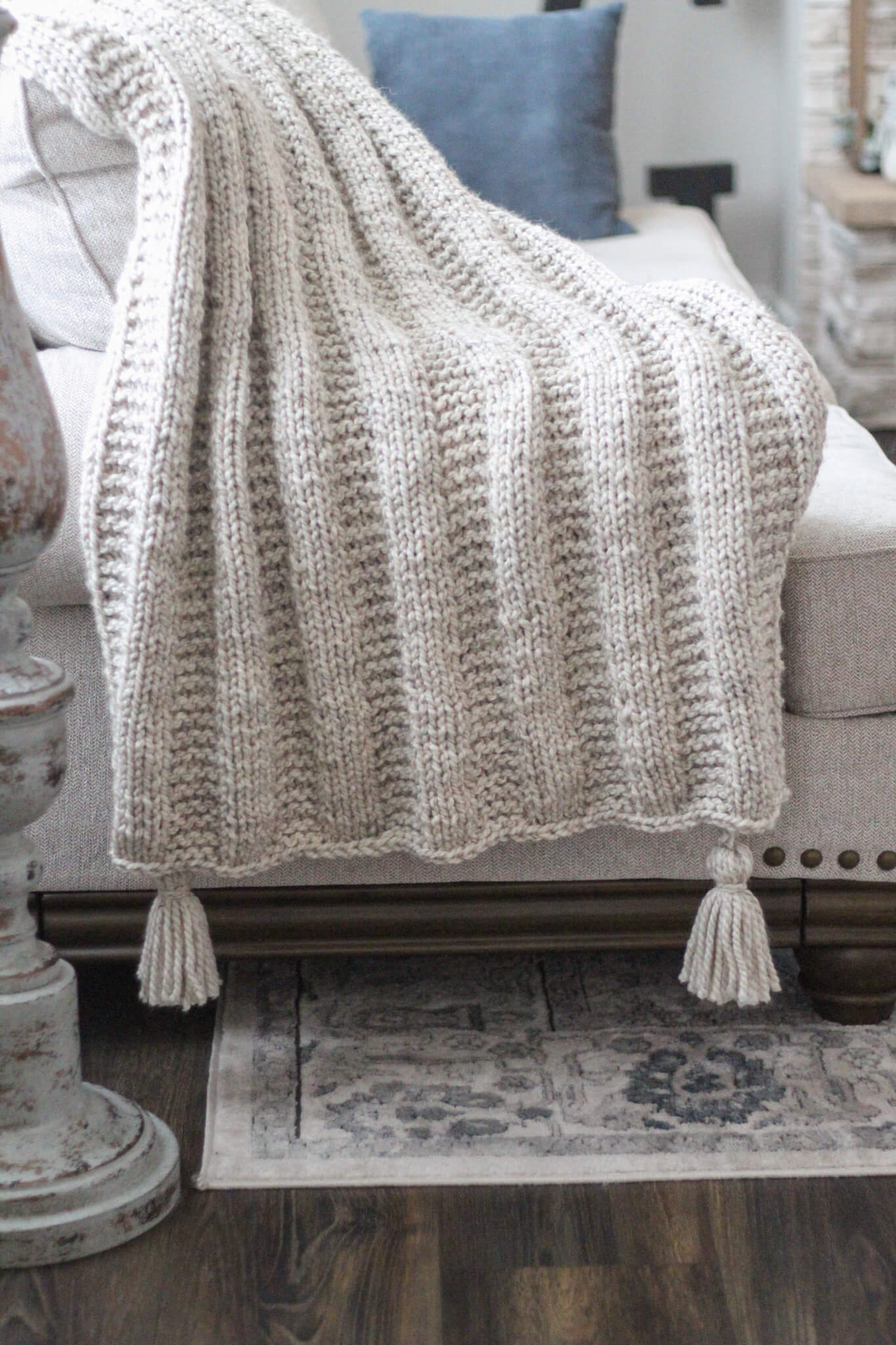 Knit Kit - Boulevard Blanket – Lion Brand Yarn