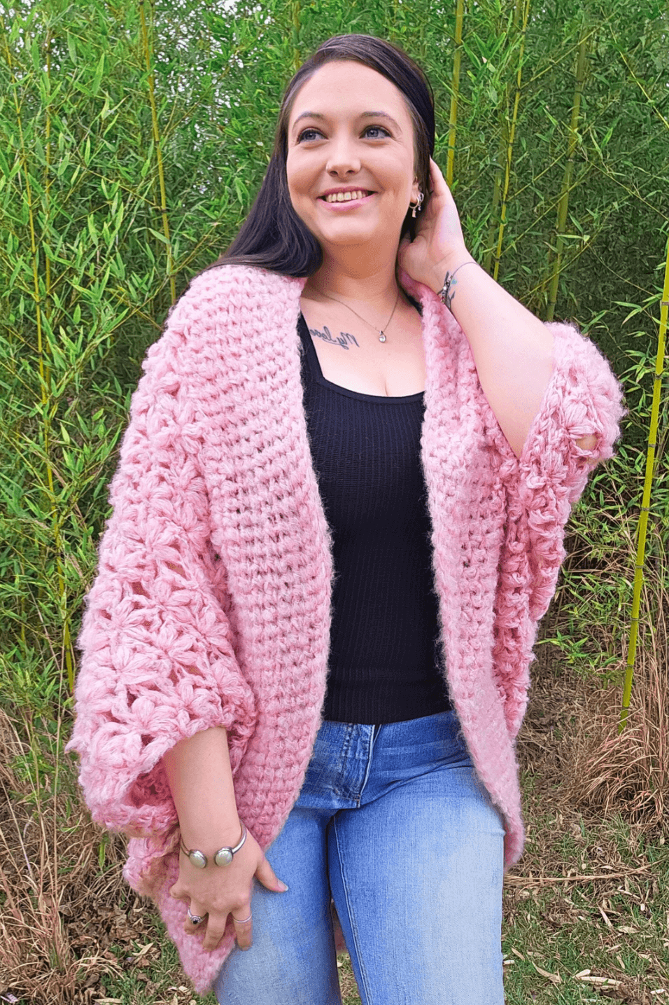 Crochet Kit - Cherry Blossom Cocoon – Lion Brand Yarn