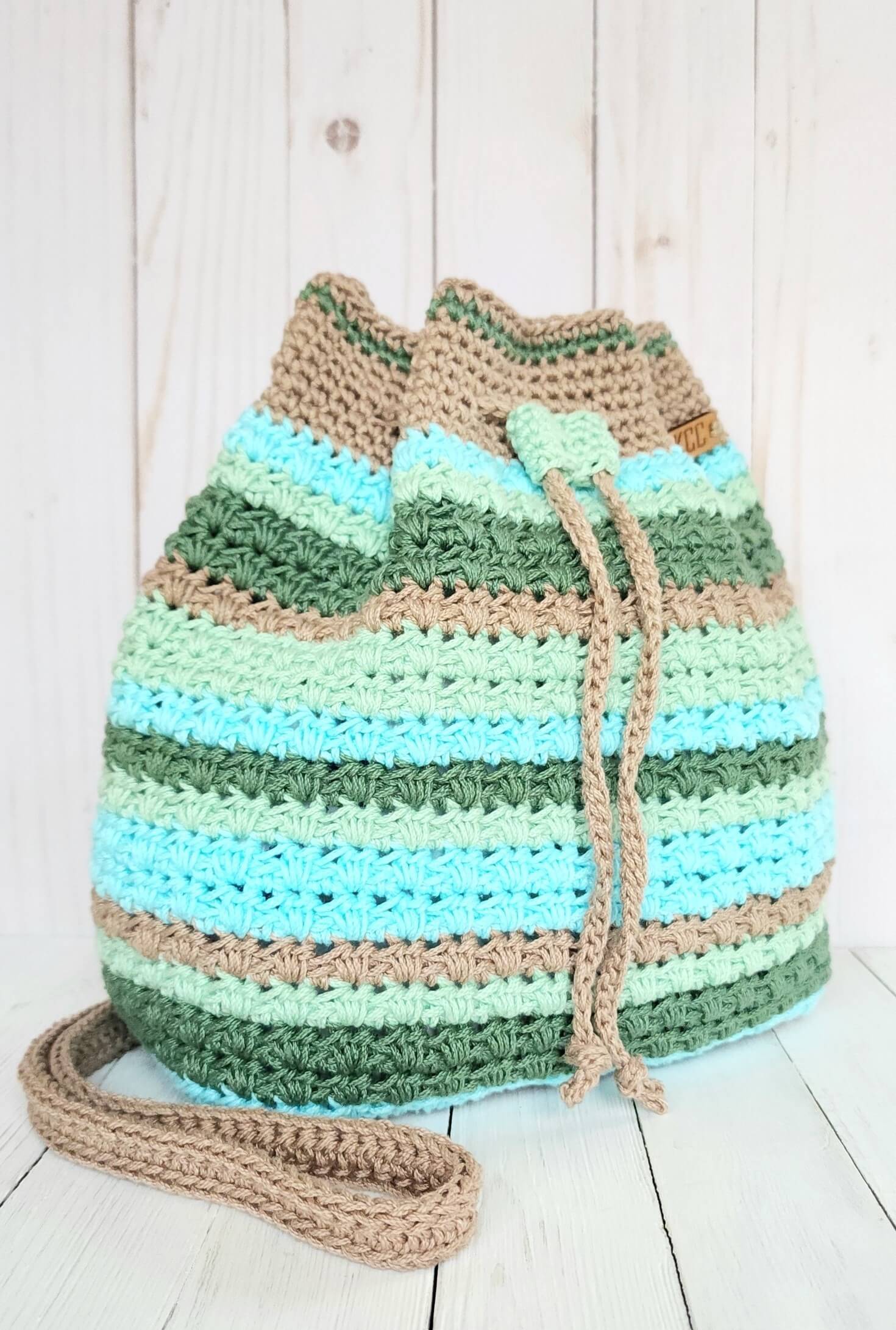 Crochet Kit - Destination Drawstring Bag – Lion Brand Yarn
