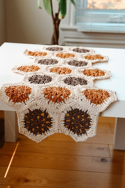 Crochet Kit - Hexi Table Runner – Lion Brand Yarn
