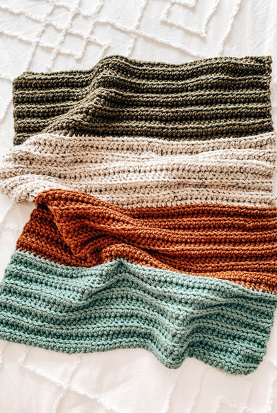 Crochet Kit - Colorblock Blanket – Lion Brand Yarn