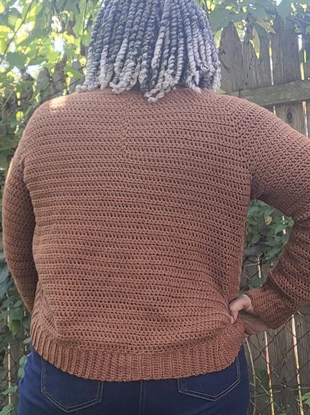 Crochet Kit - Split Sweater – Lion Brand Yarn