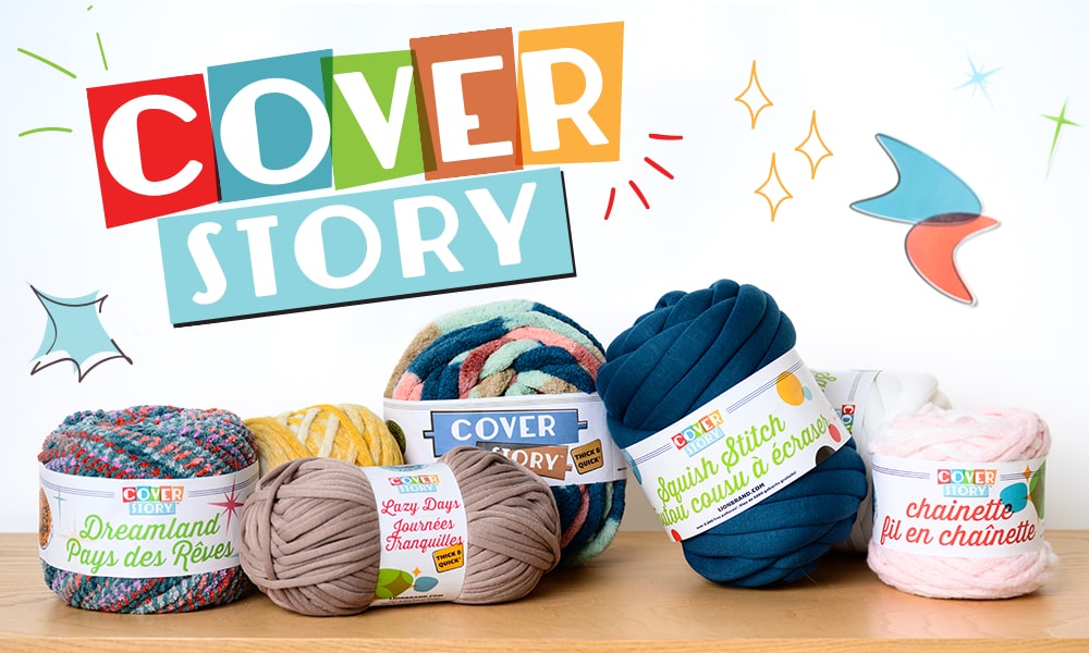 Get to Know the Cover Story™ Family of Yarns – Lion Brand Yarn