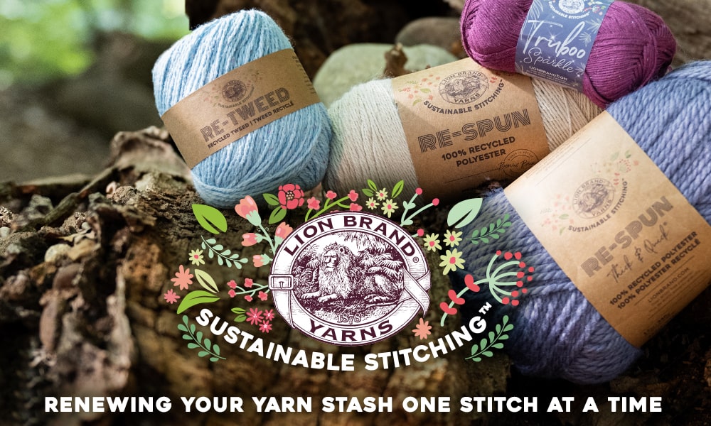 Sustainable Stitching Yarns – Lion Brand Yarn