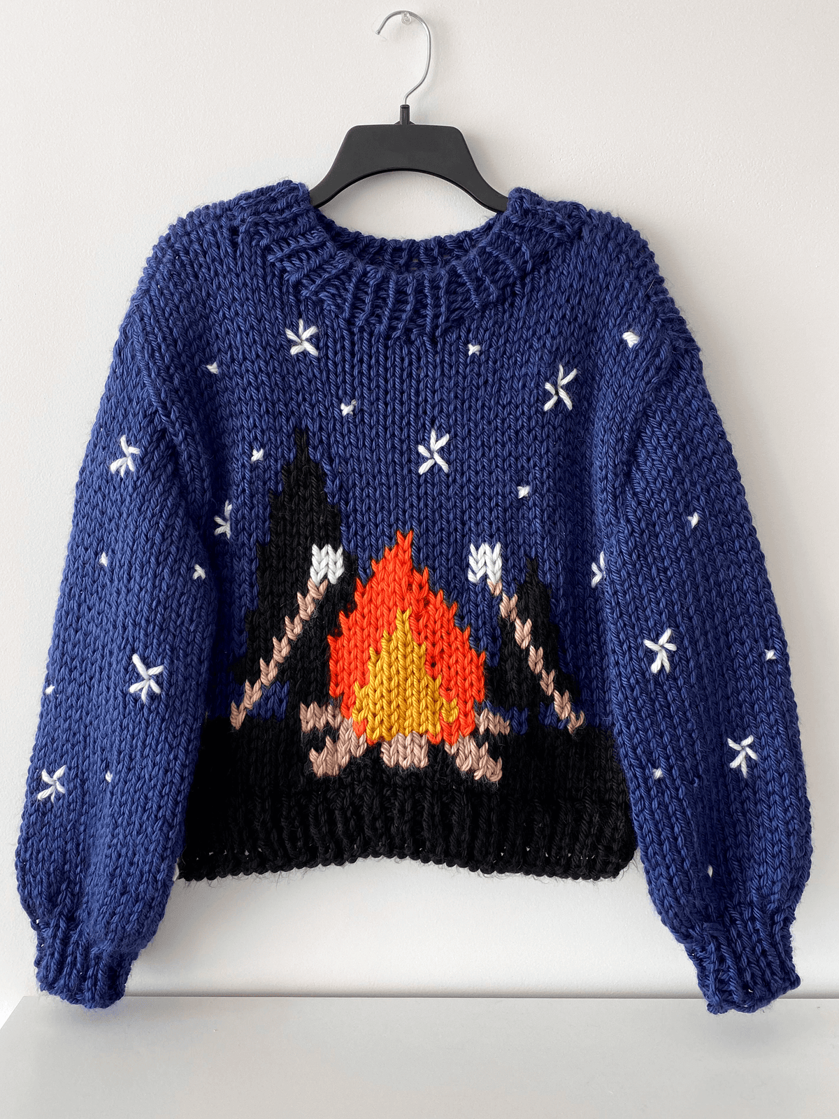 Cozy Campfire Sweater (Knit) – Lion Brand Yarn