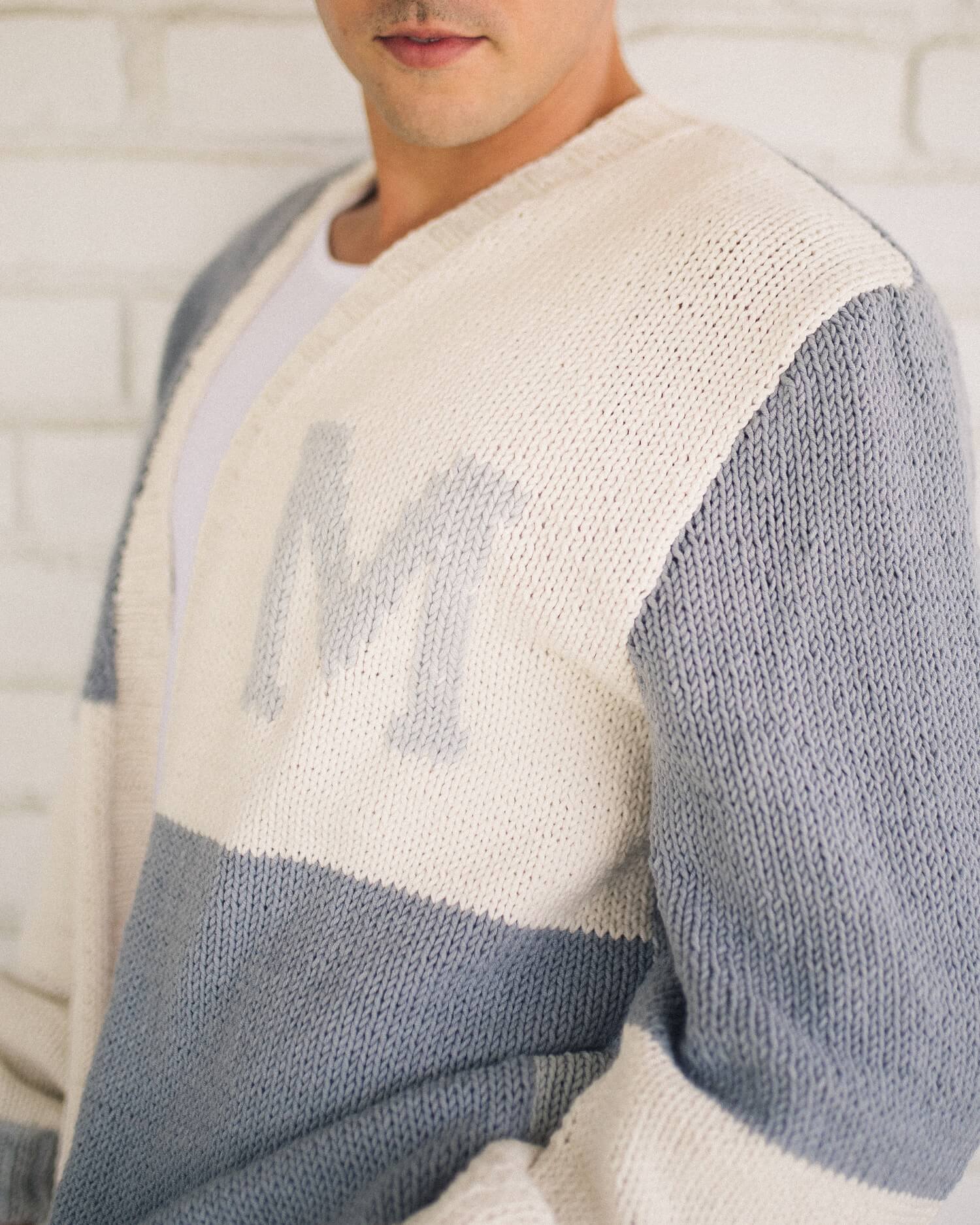 Letter Sweater (Knit) – Lion Brand Yarn