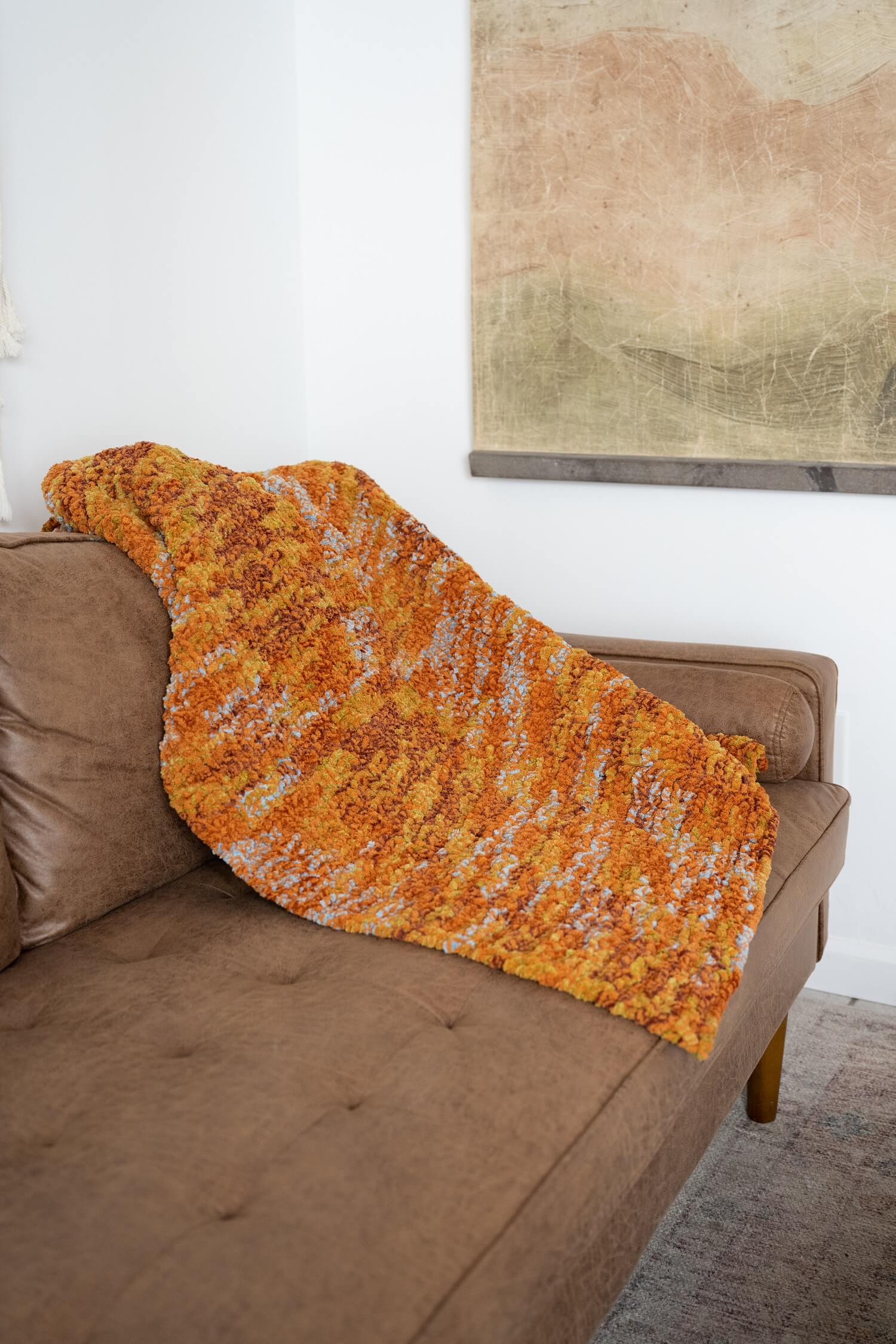 Waffle Stitch Afghan (Knit) – Lion Brand Yarn