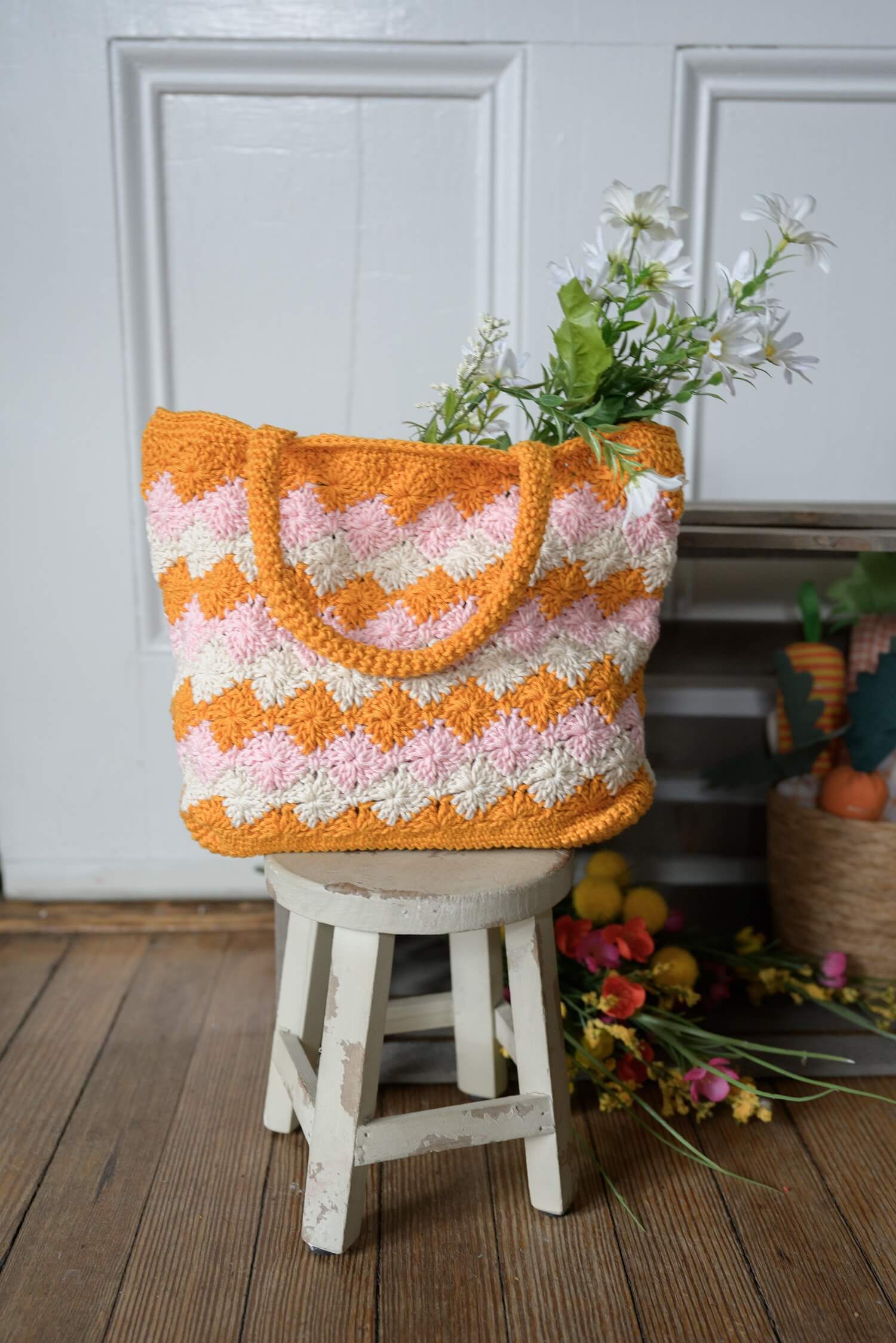 Harlequin Bag (Crochet) – Lion Brand Yarn