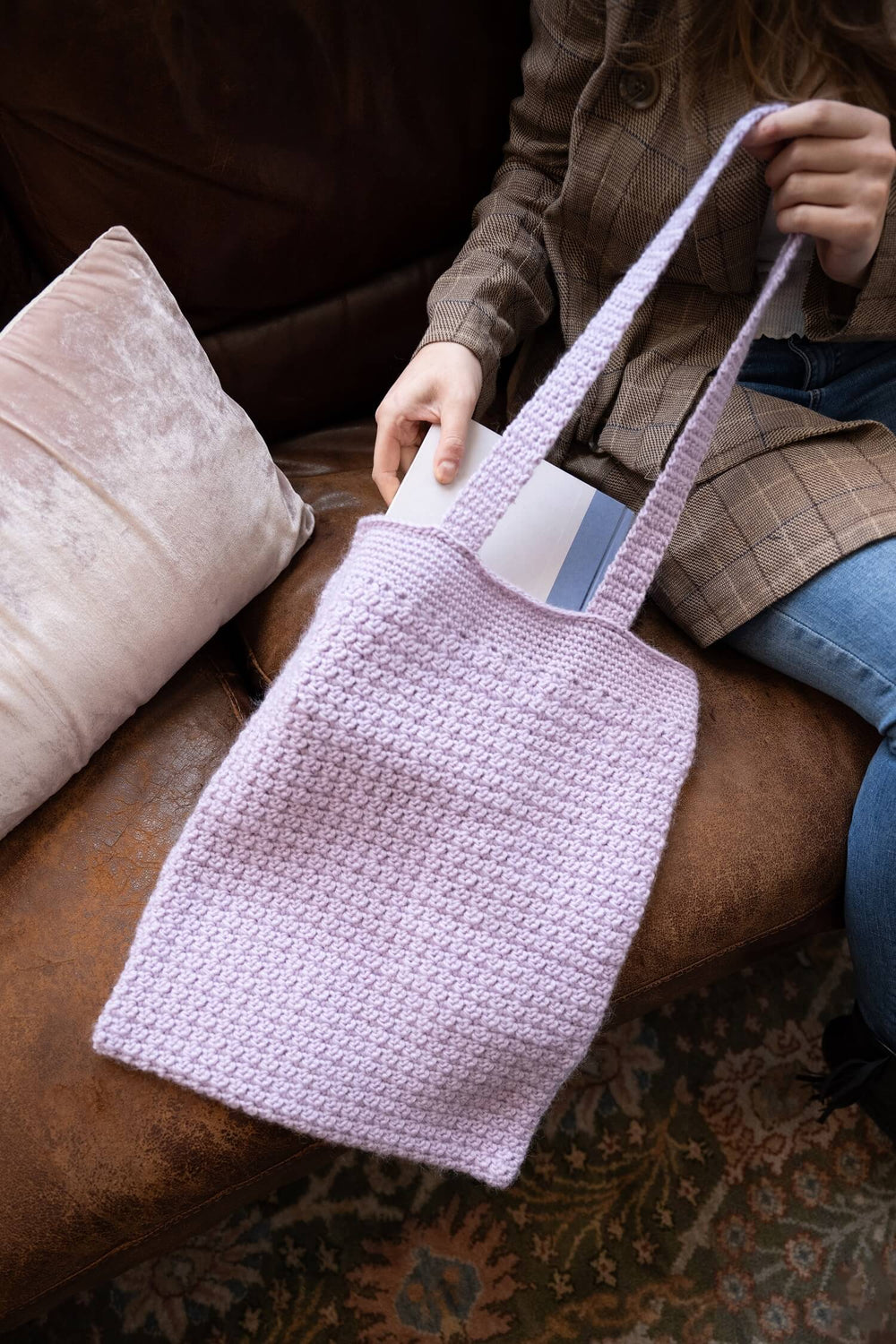 Grit Stitch Bag (Crochet) – Lion Brand Yarn