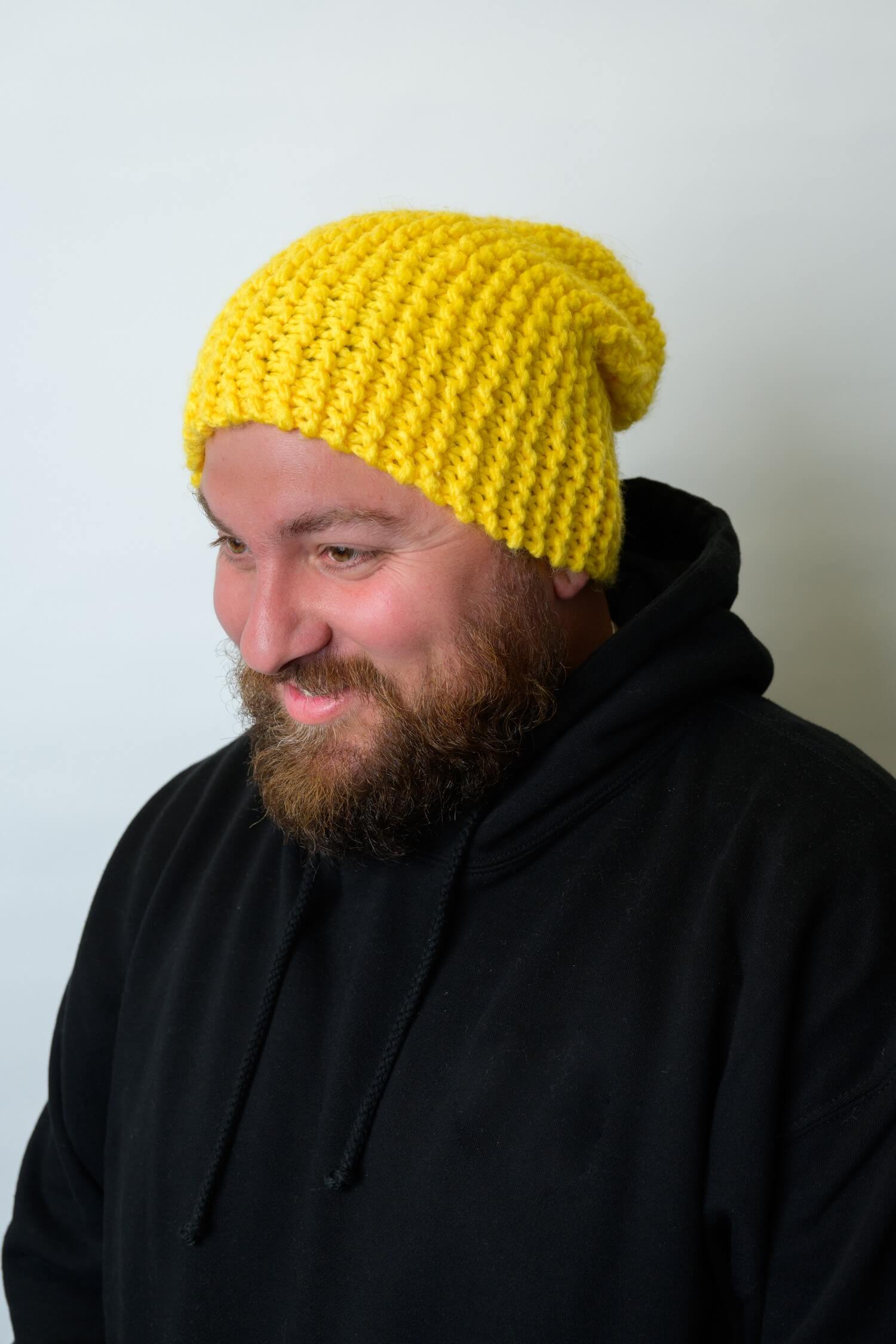 InstaKnit™ Sideways Hat (Knit) – Lion Brand Yarn