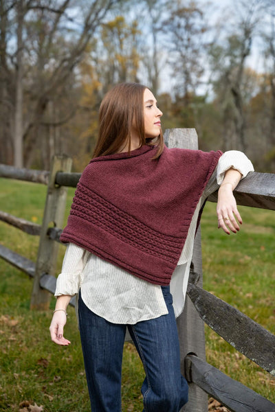 Knit Kit - Mayfair Poncho – Lion Brand Yarn