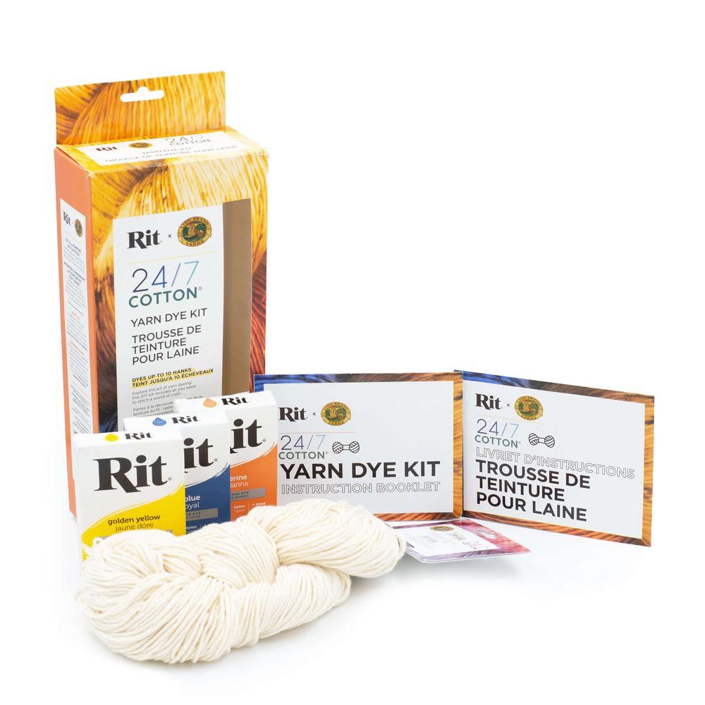 Rit® and Lion Brand® Fishermen's Wool® Yarn Dye Kit – Lion Brand Yarn