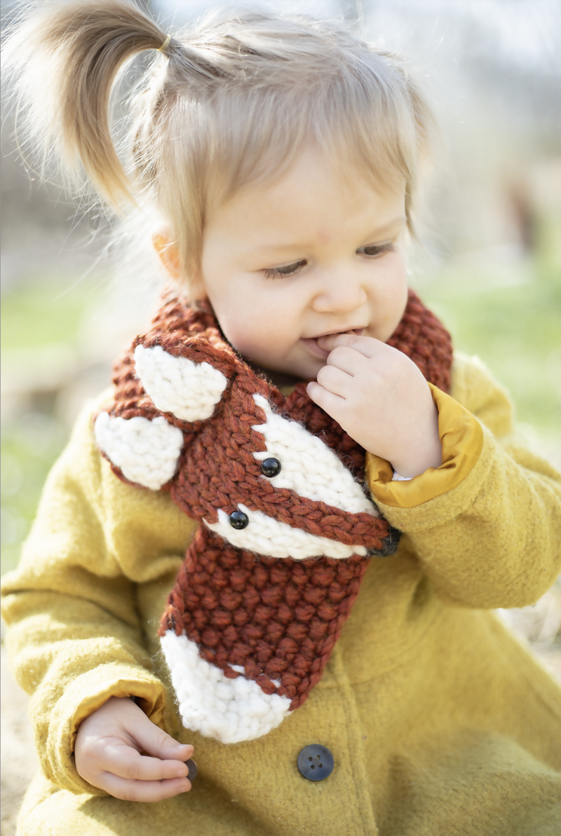 Mr. Fox Scarf (Knit) – Lion Brand Yarn