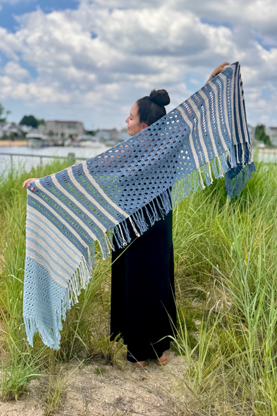 Tide And Texture Wrap (Crochet) – Lion Brand Yarn