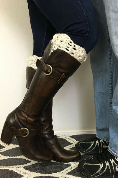 McKenna Boot Cuffs- Made with a Twist (Crochet) – Lion Brand Yarn