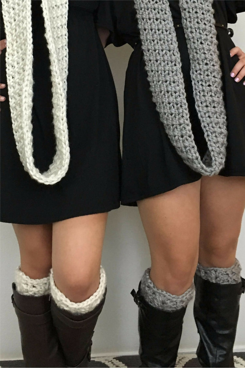 McKenna Boot Cuffs- Made with a Twist (Crochet) – Lion Brand Yarn