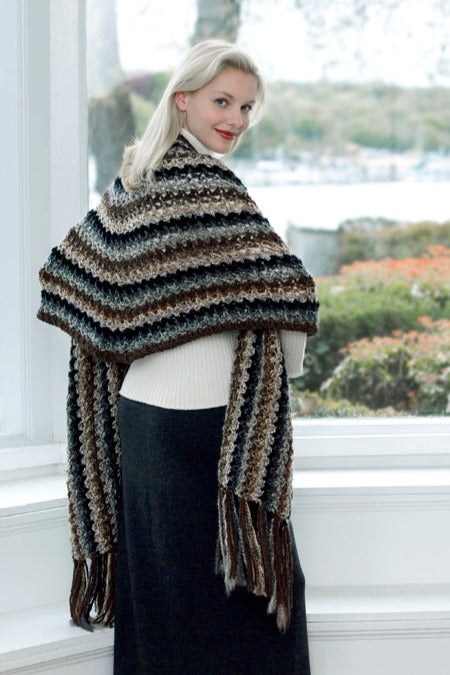 Full Moon Wrap (Crochet) – Lion Brand Yarn