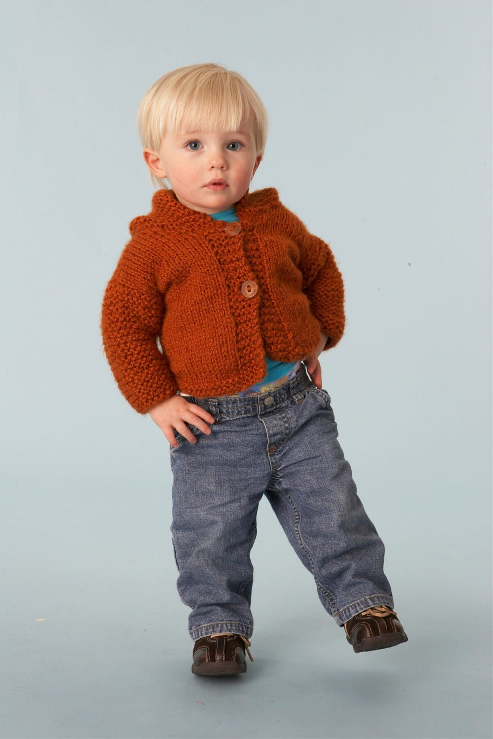 Simple Hooded Cardigan Pattern (Knit) – Lion Brand Yarn