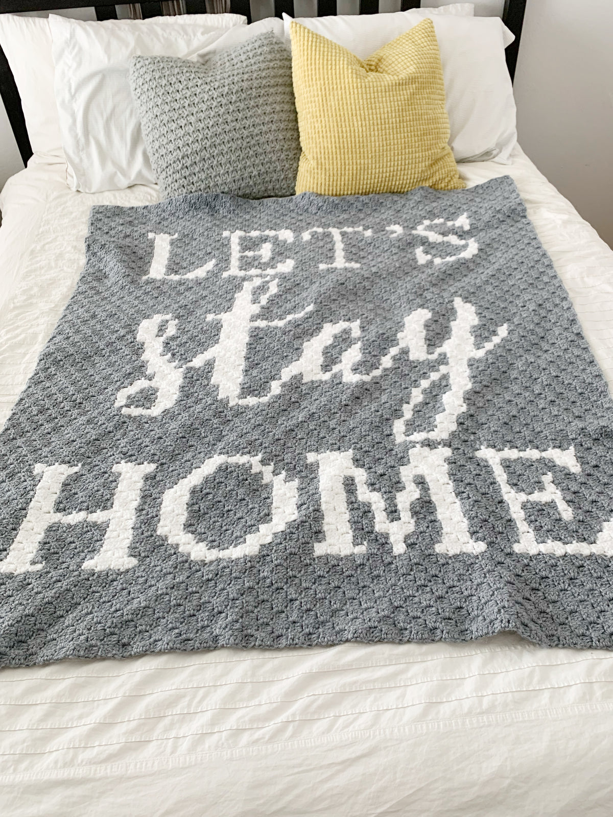 Crochet Kit - Let’s Stay Home Graphgan – Lion Brand Yarn