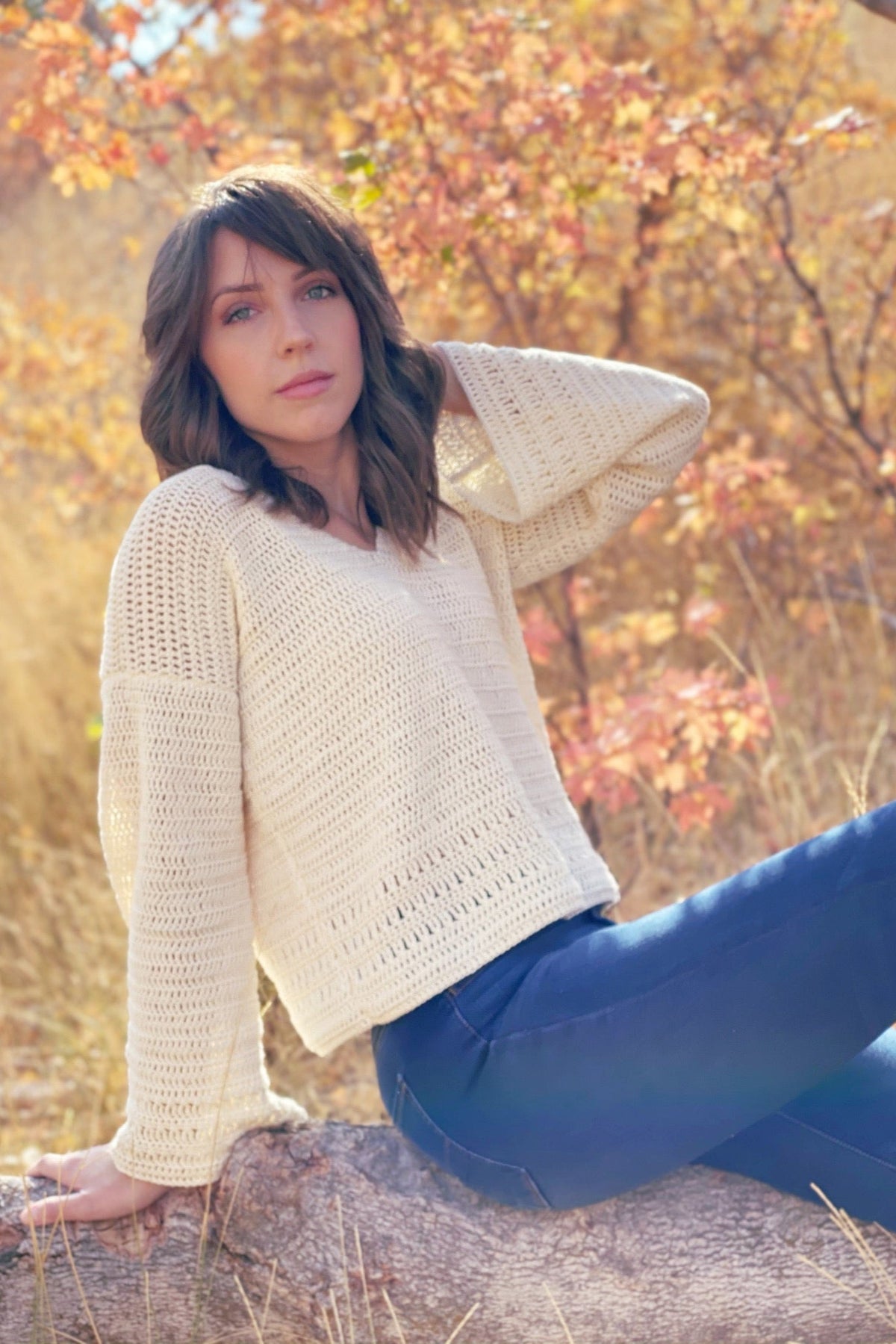 Crochet Kit - Autumn Belle Sweater – Lion Brand Yarn