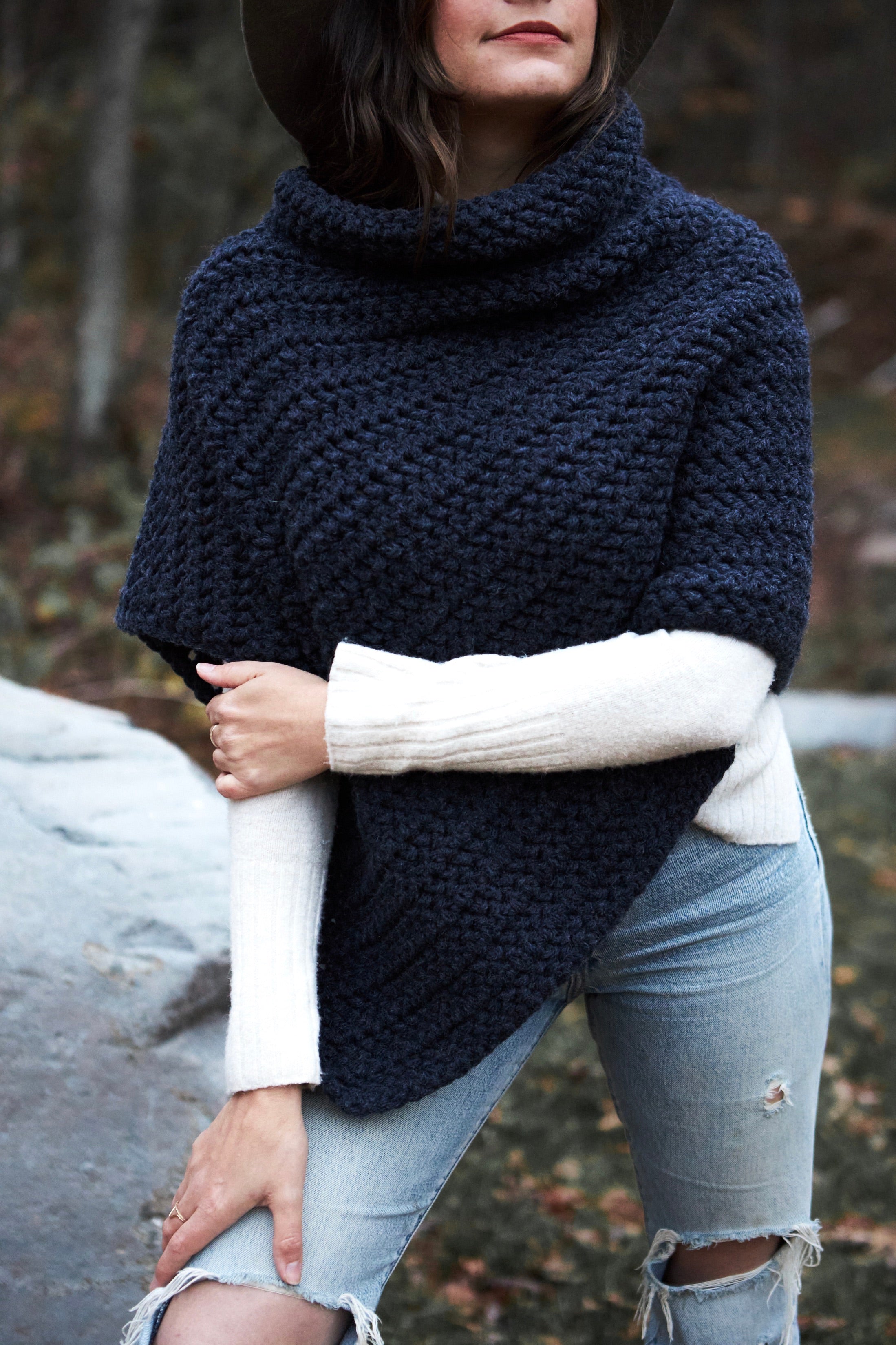 Crochet Kit - Arya Poncho – Lion Brand Yarn