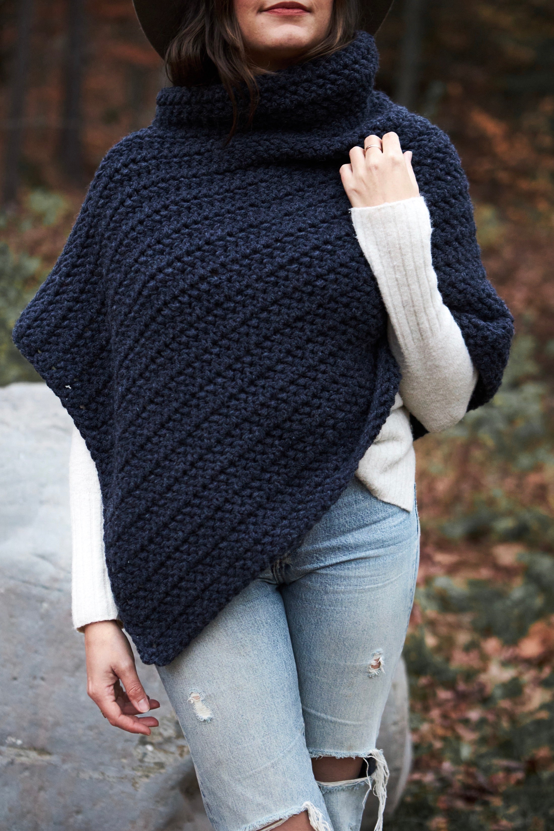 Crochet Kit - Arya Poncho – Lion Brand Yarn