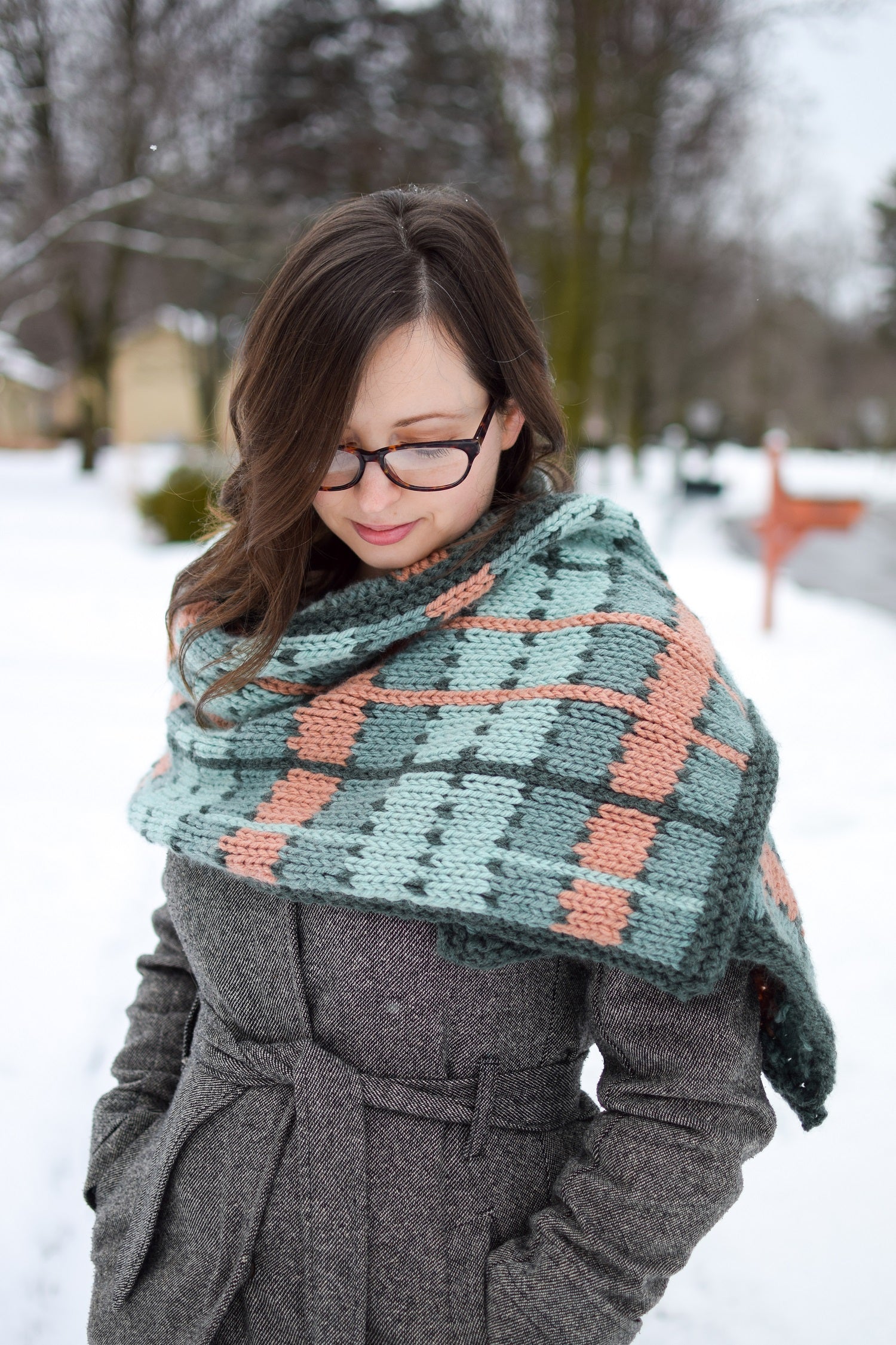 Knit Kit - Crossroads Wrap – Lion Brand Yarn
