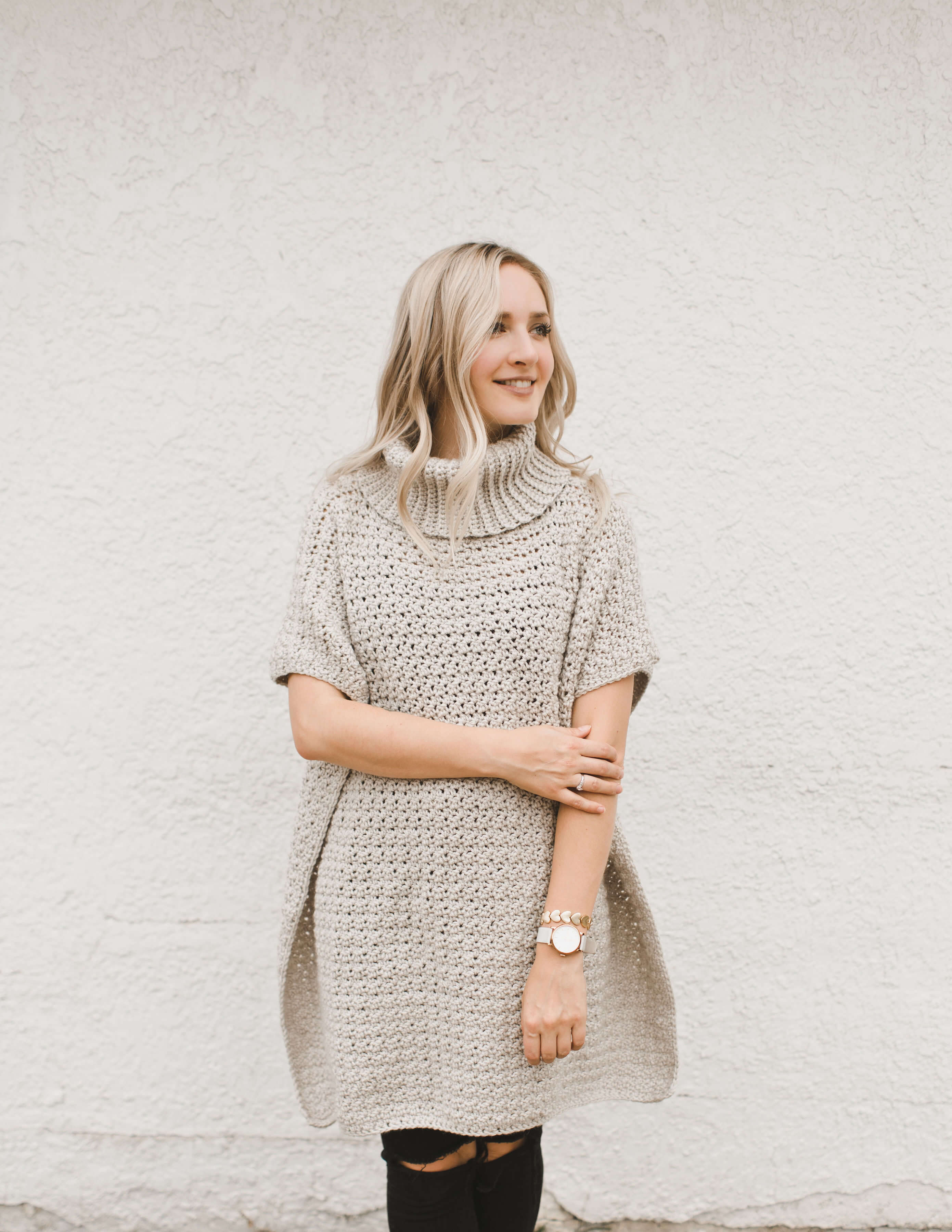 Crochet Kit - Rosebud Poncho – Lion Brand Yarn