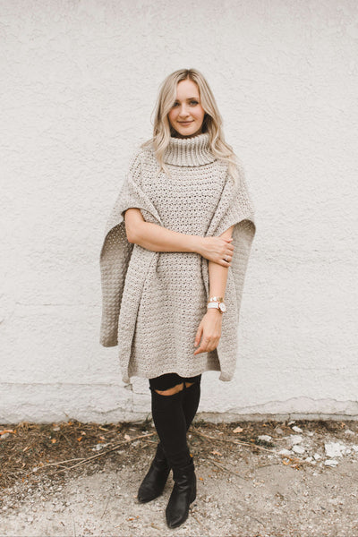Crochet Kit - Rosebud Poncho – Lion Brand Yarn
