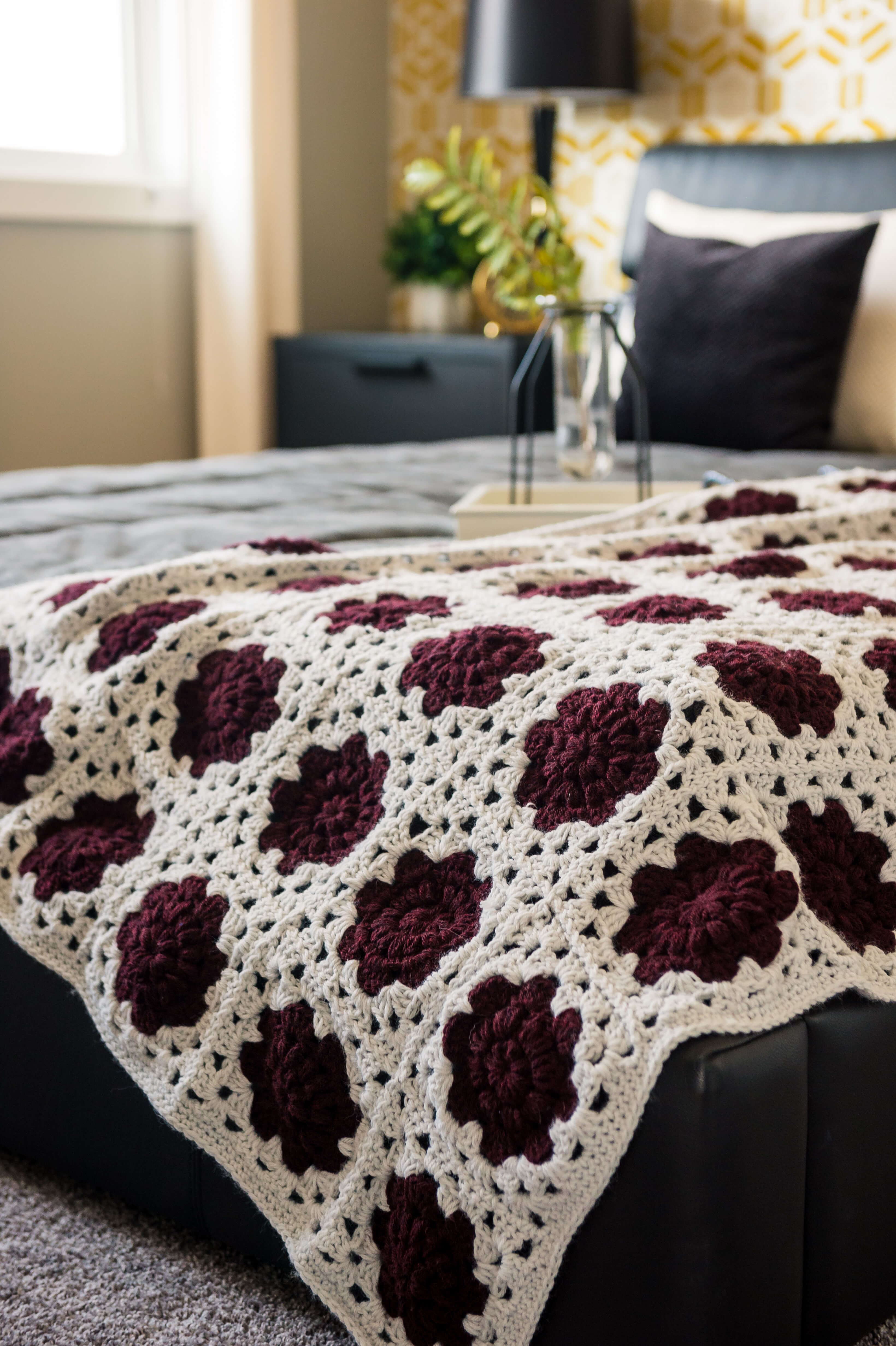 Crochet Kit - The Ruby Blanket – Lion Brand Yarn