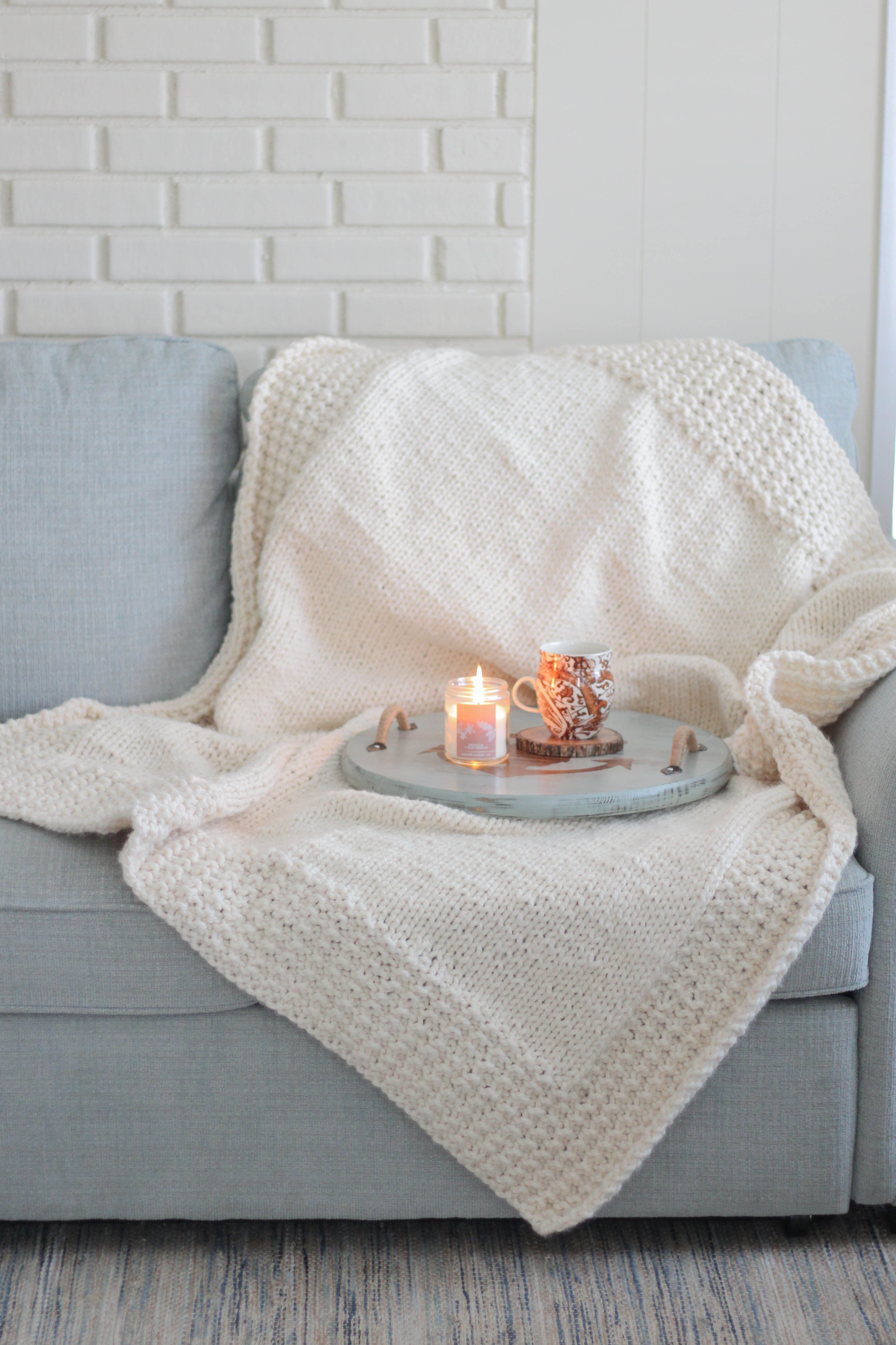 Knit Kit - Tullamore Throw – Lion Brand Yarn