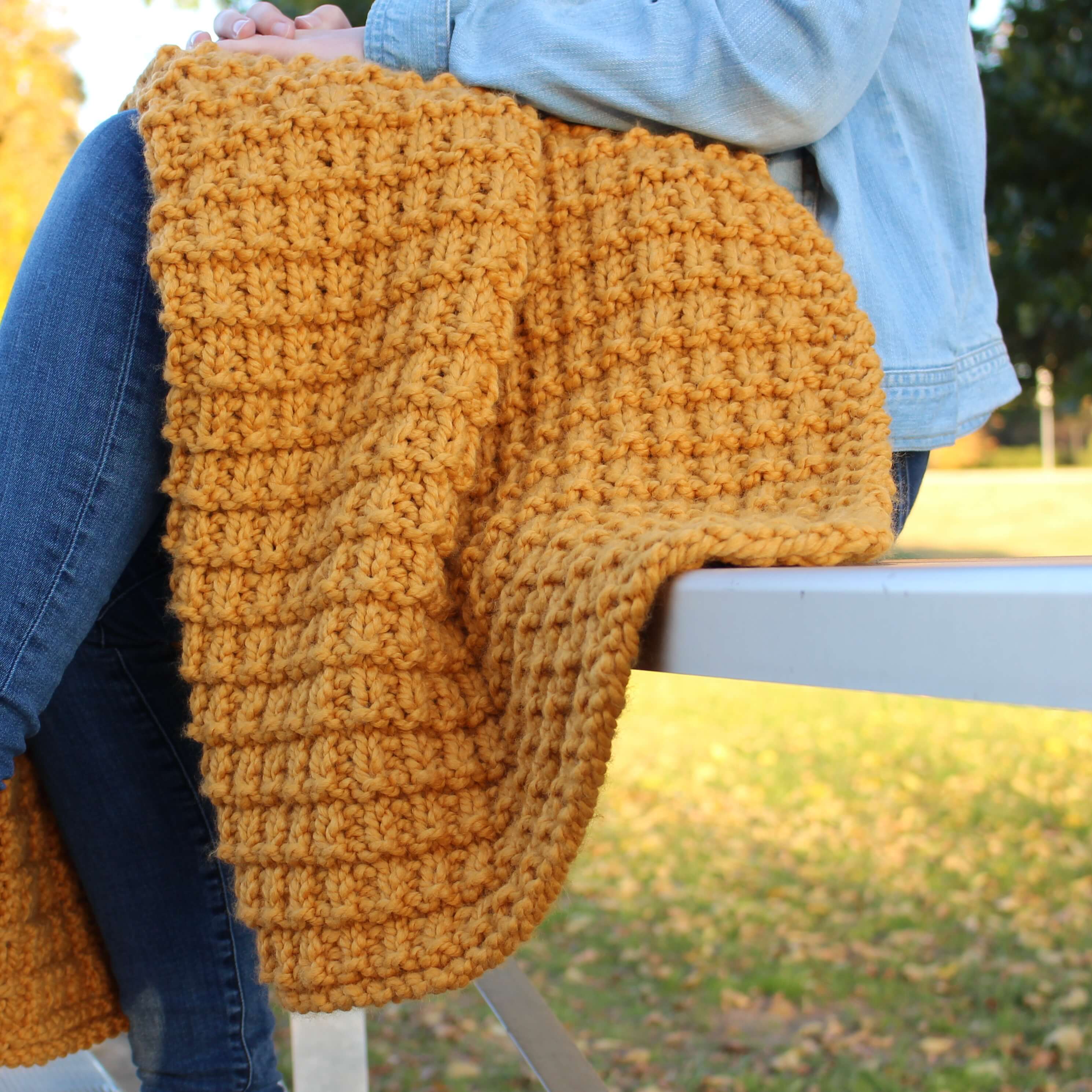 Knit Kit - Game Time Blanket – Lion Brand Yarn