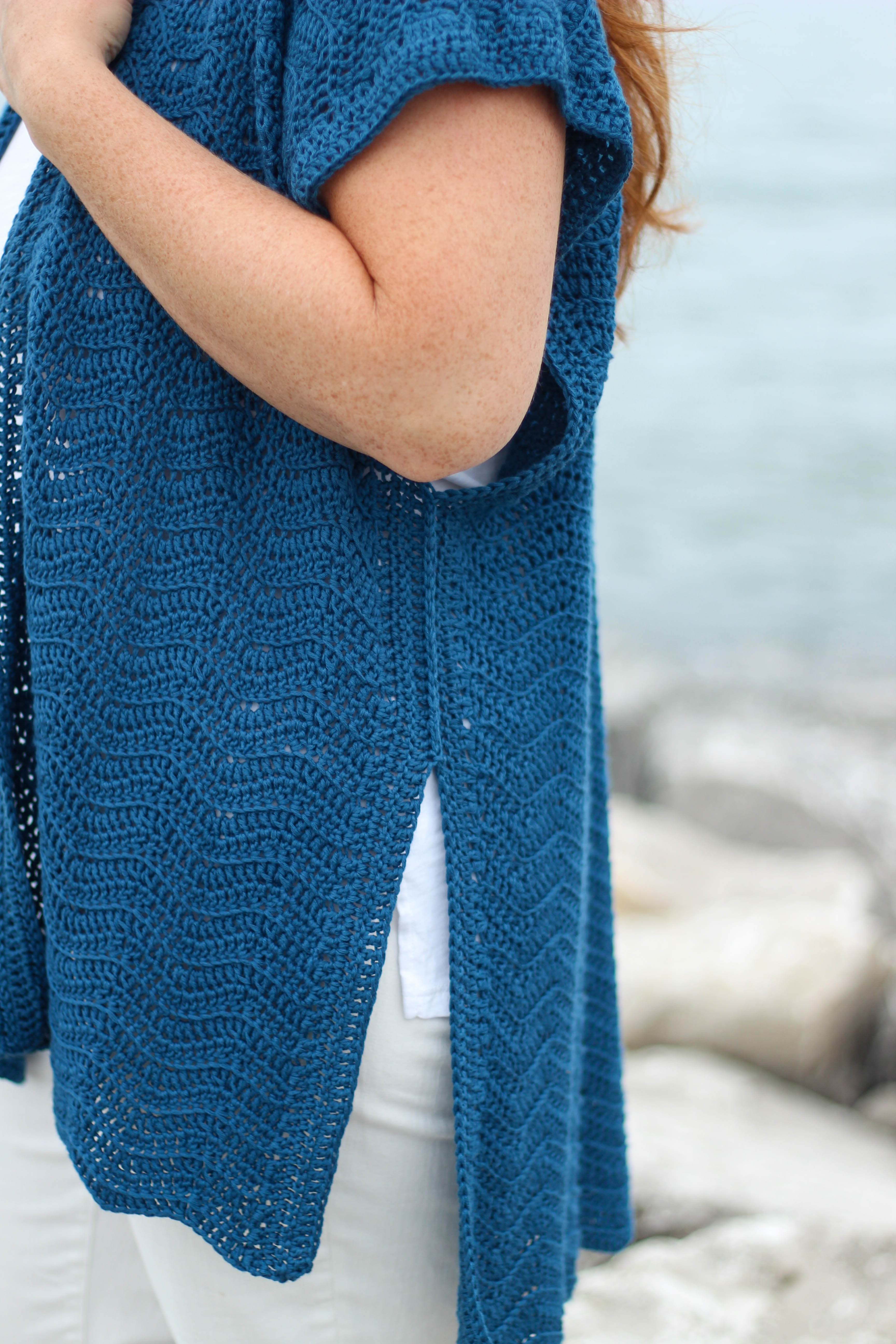 Crochet Kit - Tidal Wave Ruana – Lion Brand Yarn