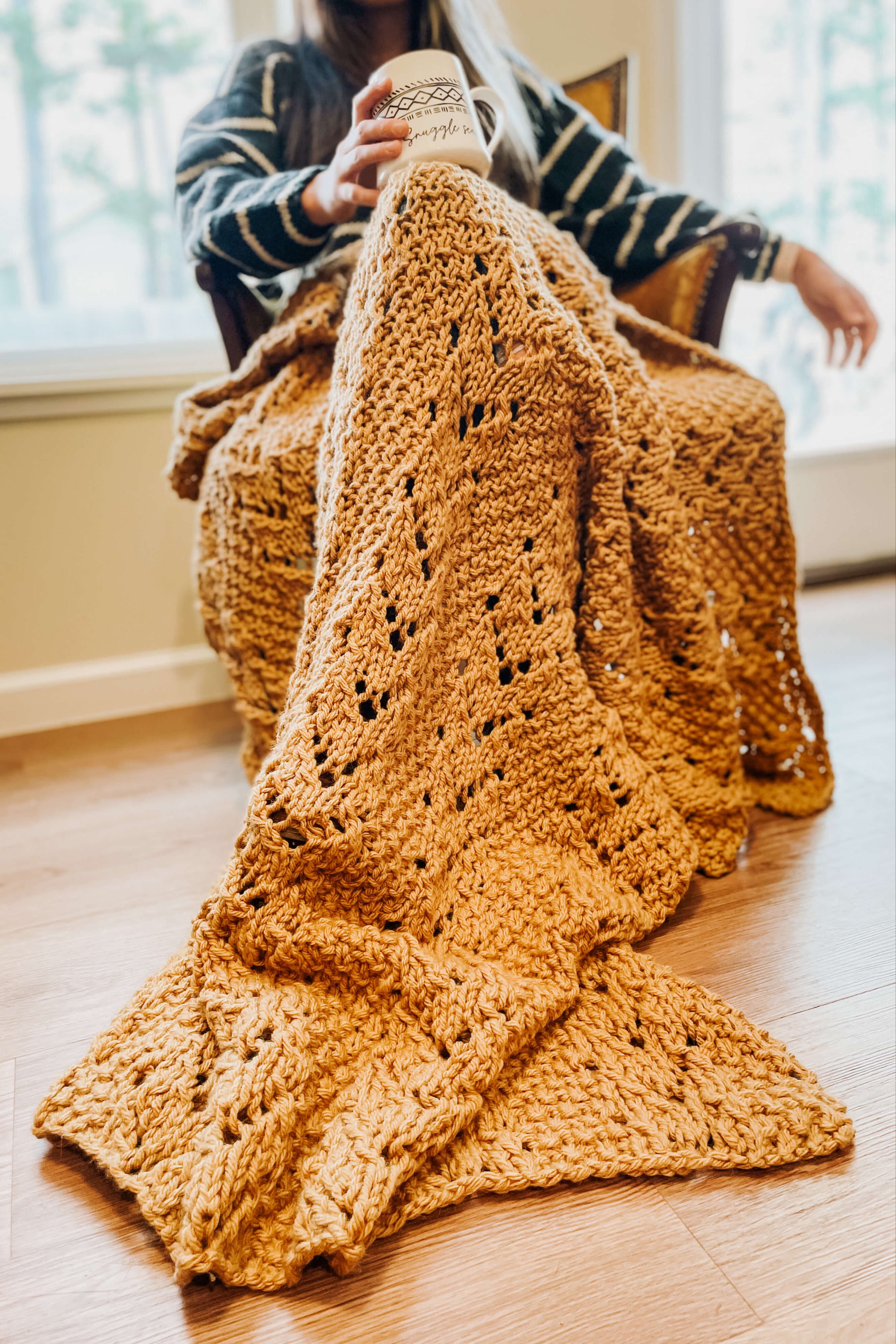 Knit Kit - Elayne Afghan – Lion Brand Yarn